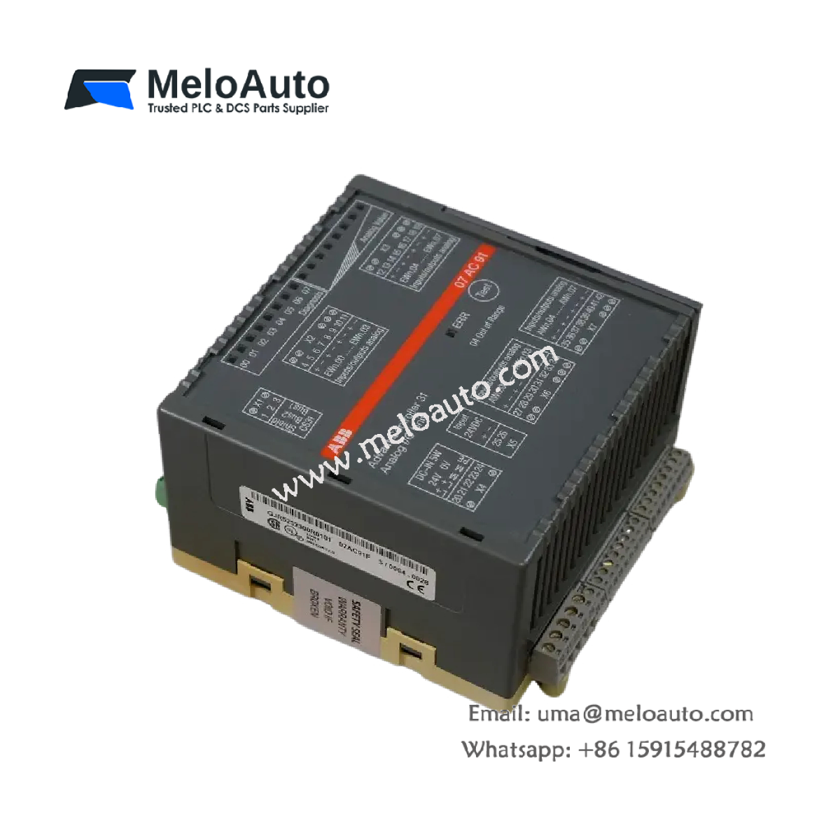 ABB GJR5252300R0101 | 07AC91 AC31 Analog I/O Module - In Stock