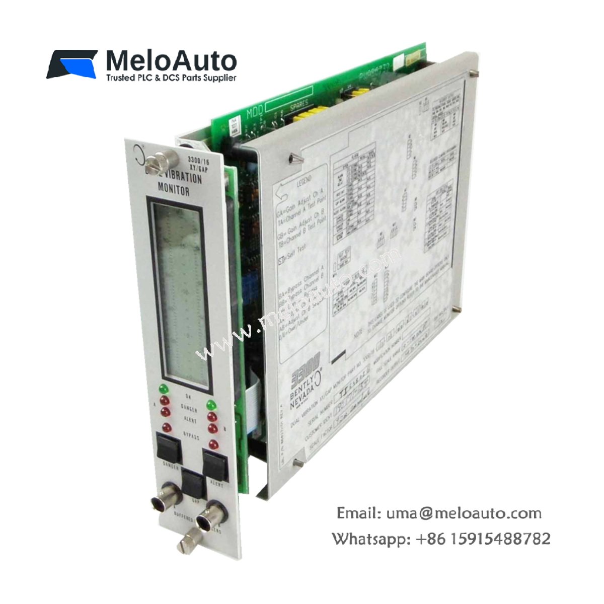 3300/16-15-01-01-00-00-01 | Bently Nevada XY/GAP Dual Vibration Monitor - In Stock