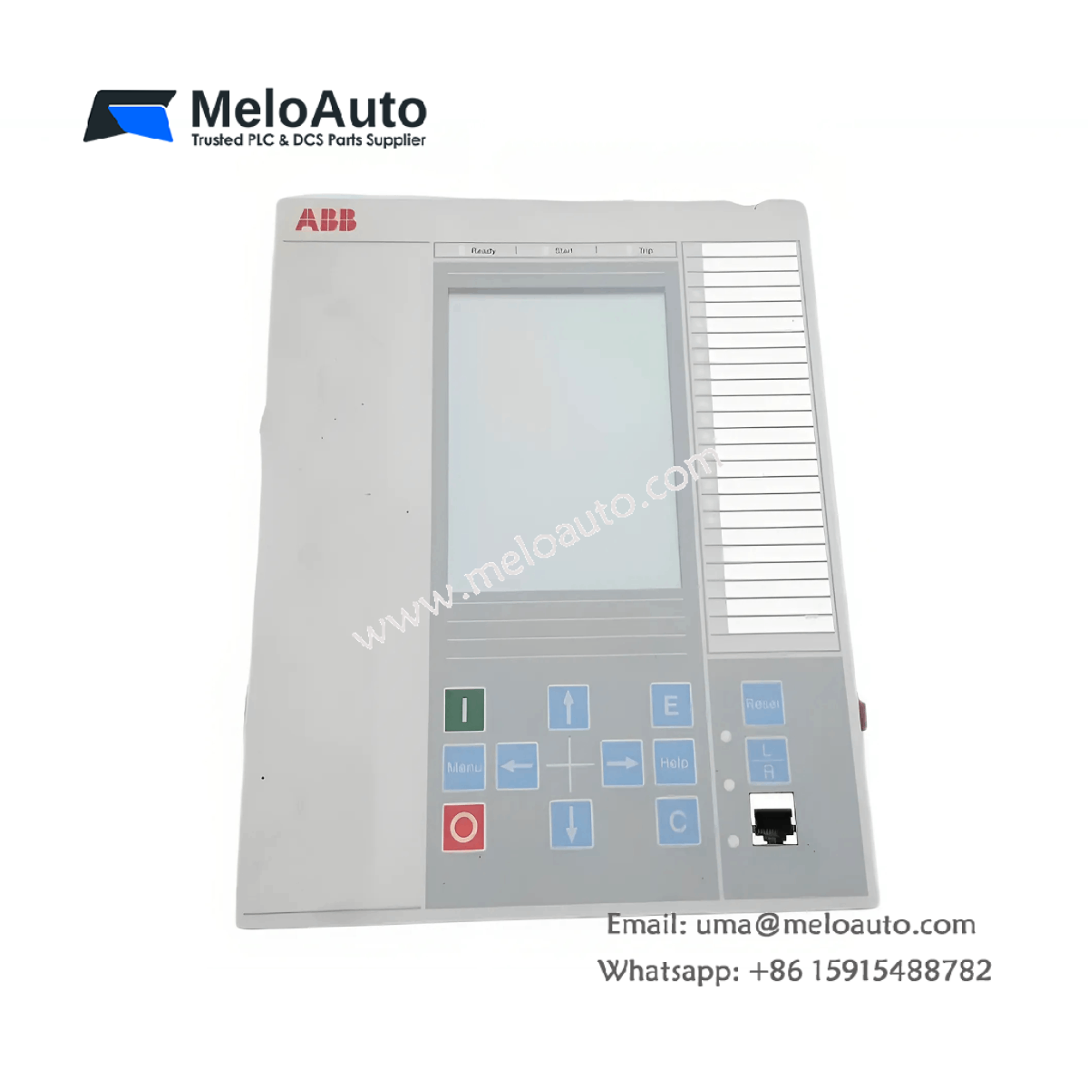 ABB REL670 HMI-IED670 1MRK000008-LBR02 Front Display Panel - In Stock