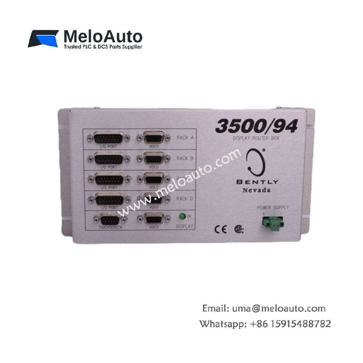 Bently Nevada 3500/94 Display Module