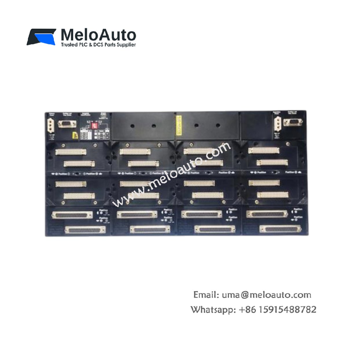FOXBORO P0926JM Modular Baseplate – 8-Slot DIN Rail Mount