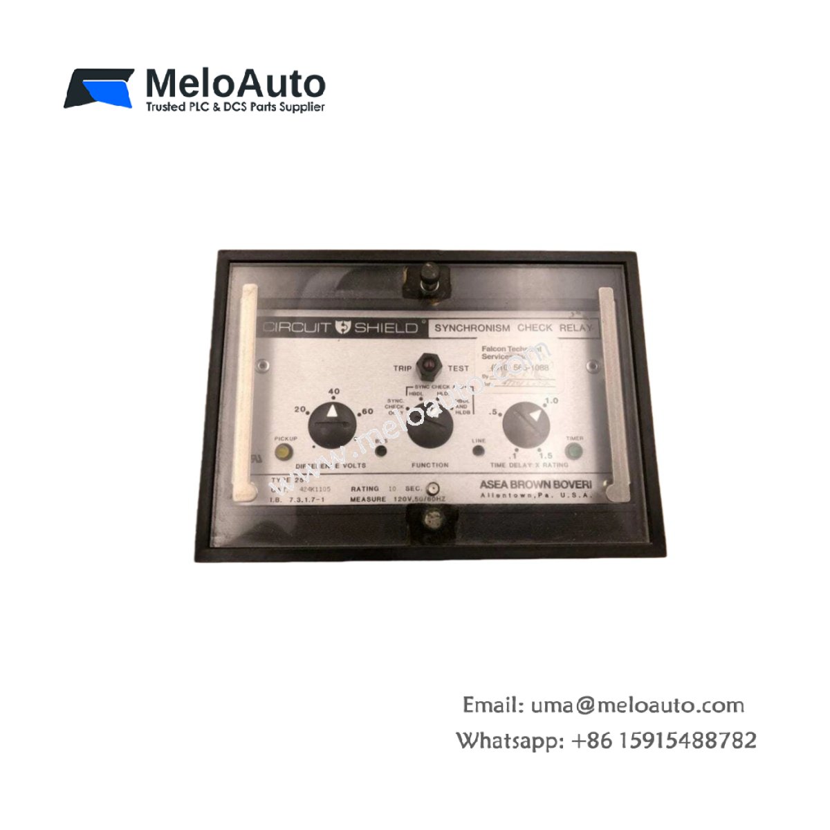 ABB 424K1105 25V Synchronism Check Relay