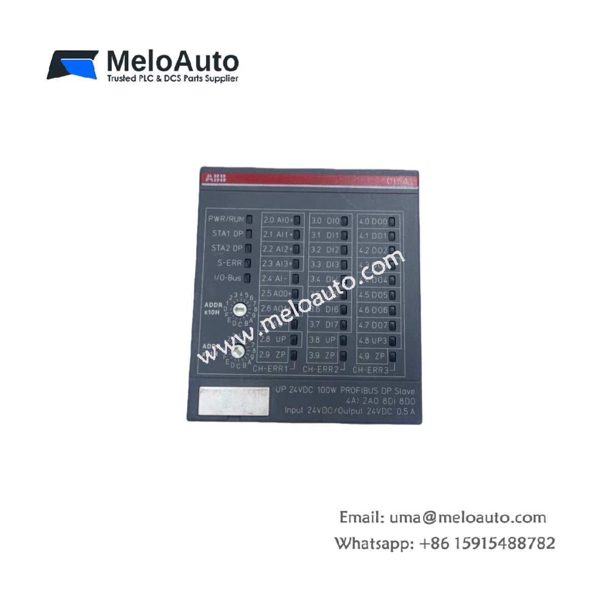ABB CI540 3BSE001077R1 S100 I/O Bus Extension Module