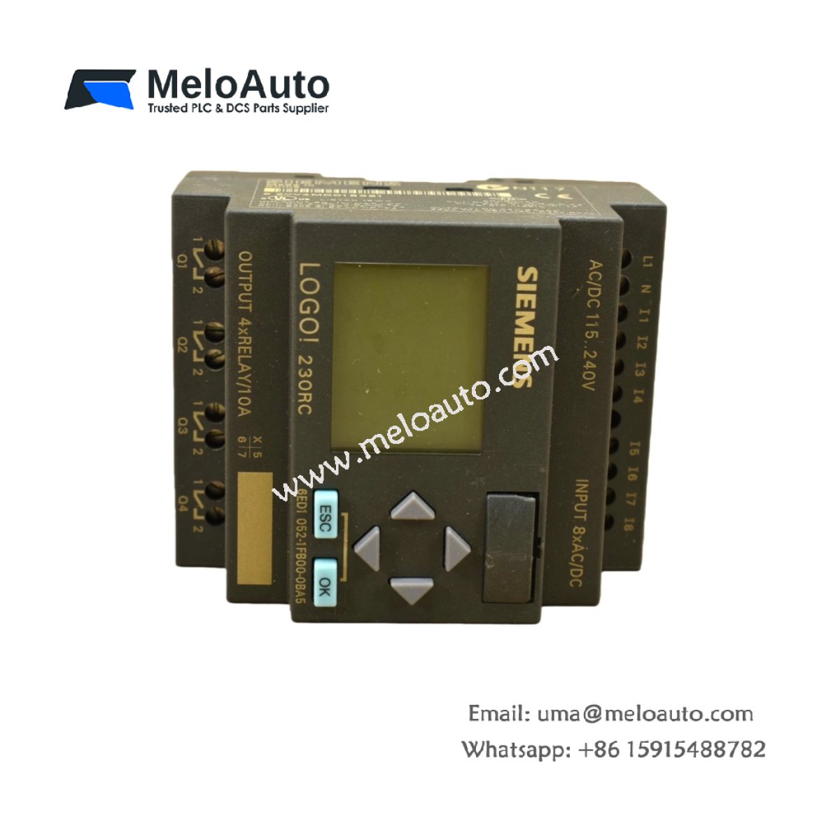 Siemens 6ED1052-1FB00-0BA5 LOGO! 230RC Logic Module