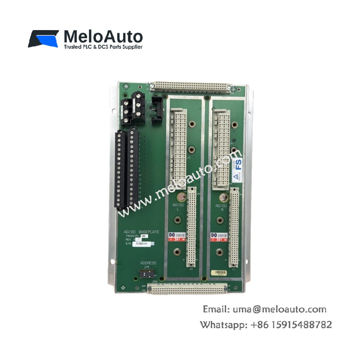 Triconex 2401 24-Channel Digital Output Baseplate Module