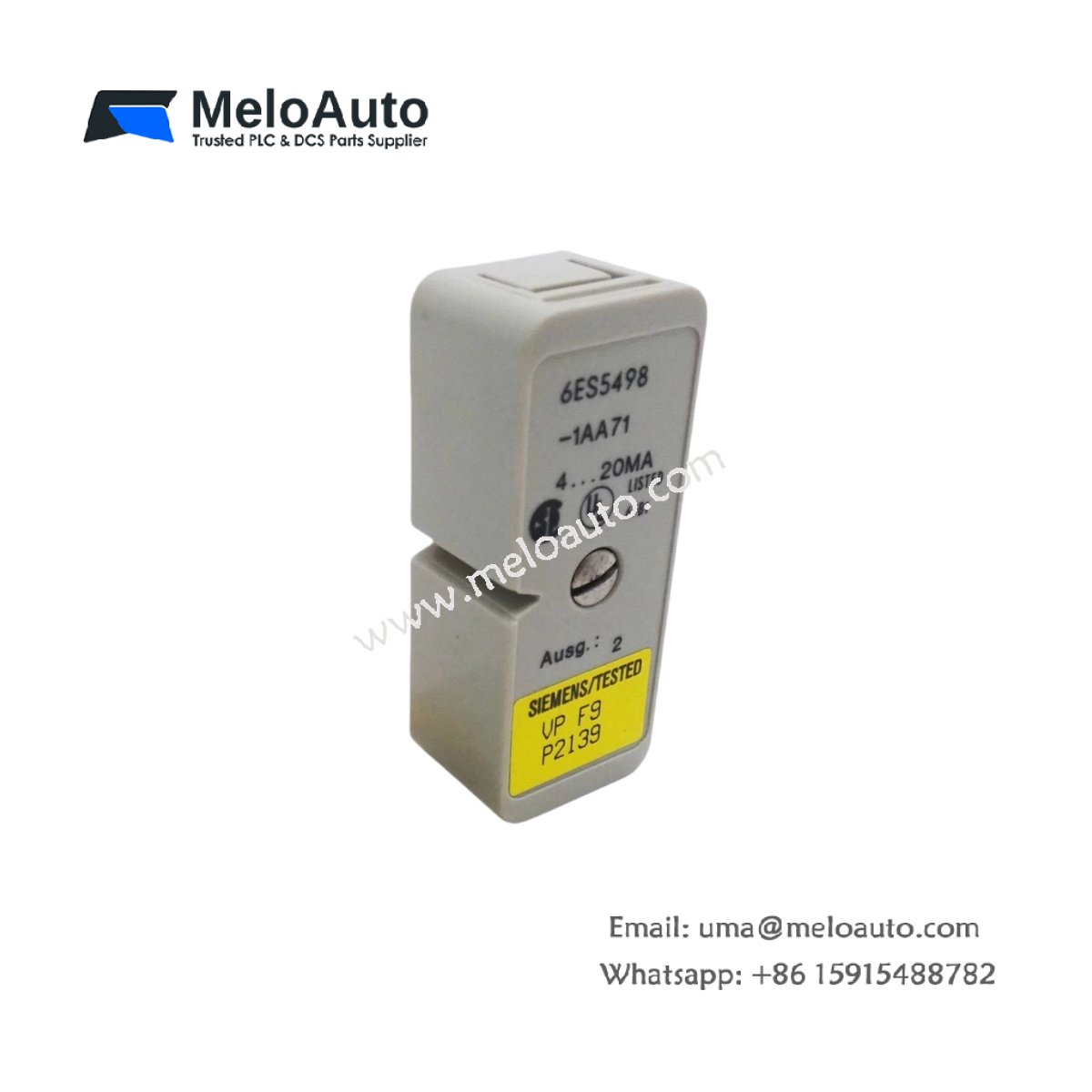 Siemens 6ES5498-1AA71 Measuring Range Module