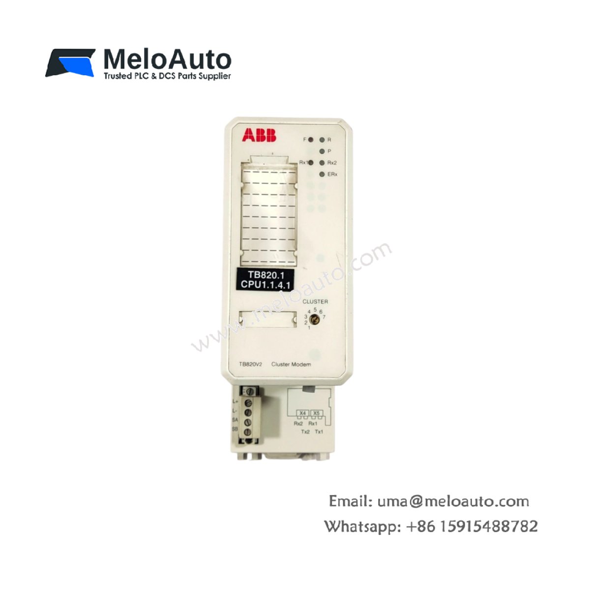 ABB TB820V2 3BSE013208R1 Modulebus Cluster Modem